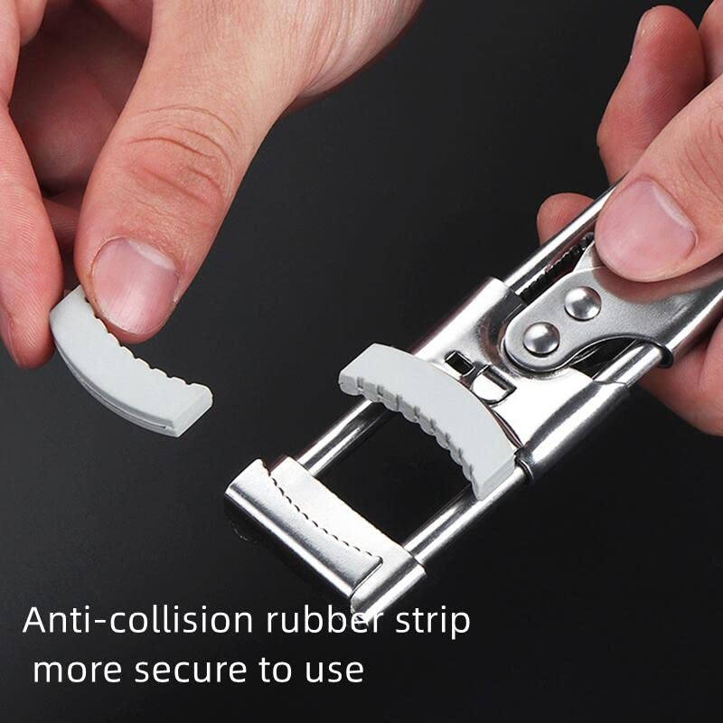 Adjustable Multifunctional Stainless Steel Can Opener,adjustable Stainless Steel Can Opener,fullofcarts Jar Opener for Weak Handsfor Any-size Lids (1pcs, 9in)