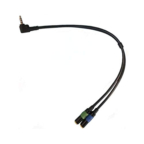 Headset Buddy Line-Level Input Audio Plus Headphone Monitoring with Built in Attenuator Adapter for iPhone, Smartphones (Mic-Line Plus)