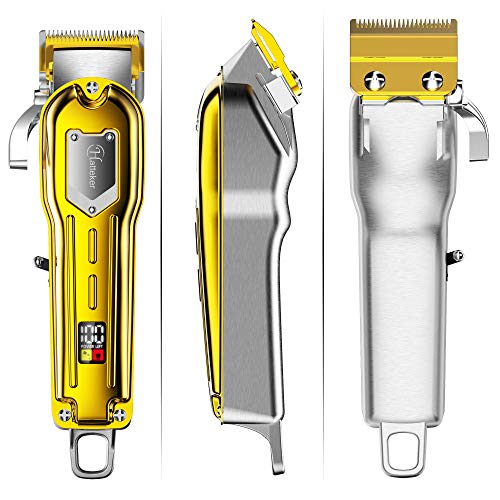 Hatteker Mens Hair Clippers Professional Cordless Hair Beard Trimmer Haircut Grooming Kit Rechargeable