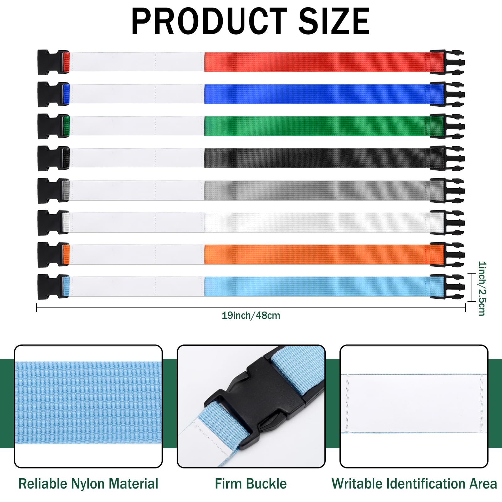8 pcs Laundry Strap Set, Laundry Nylon Strap with Buckle Wash Care Utility Strap Loops for Laundry Nylon Strap Sock Organizer Accessories Tools for Washing Machine and Dryer