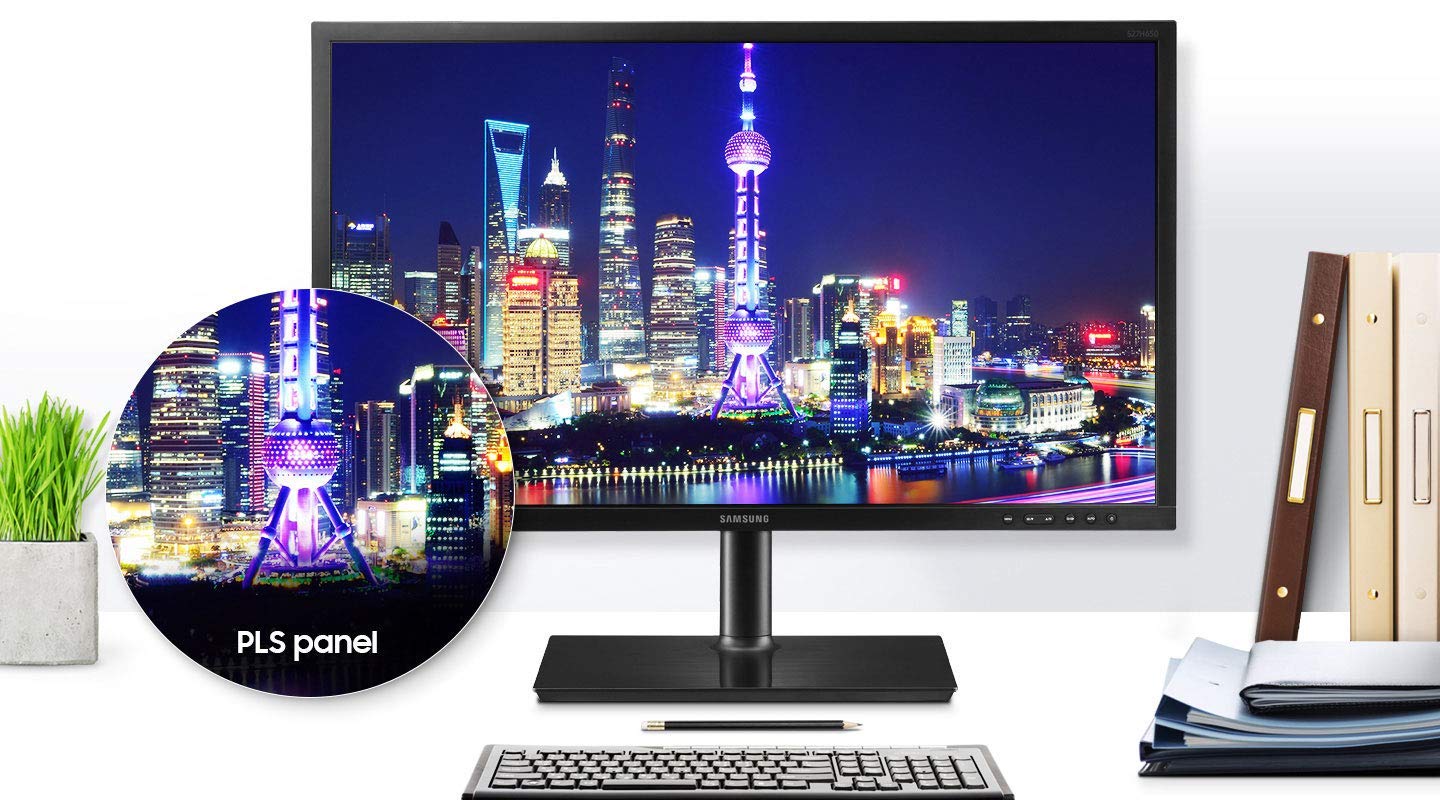 Samsung LS27H650FDNXZA 27" S27H650FDN 1920x1080 LED Monitor for Business (Renewed)