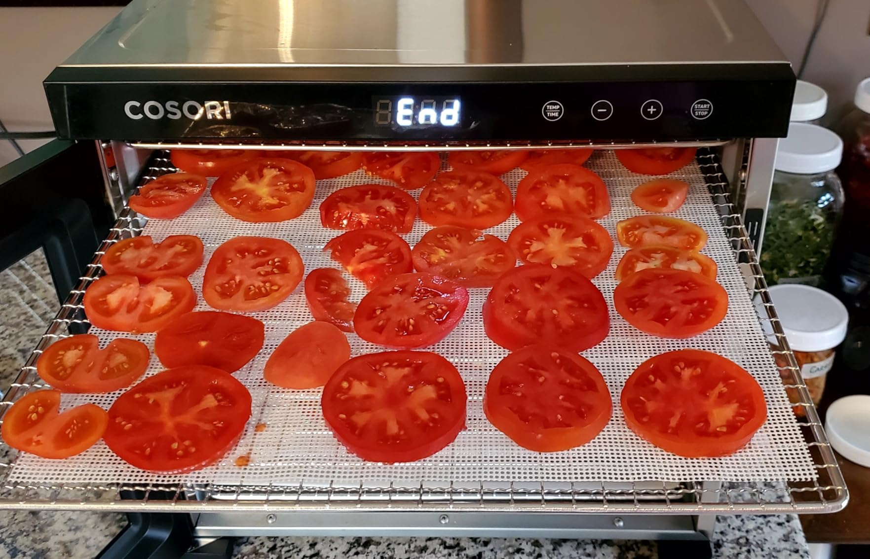 8 Pcs Silicone Dehydrator Sheets, Premium Non Stick Dehydrator Mats, Fruit Dryer Mesh for Food Dehydrator, 14x14 in