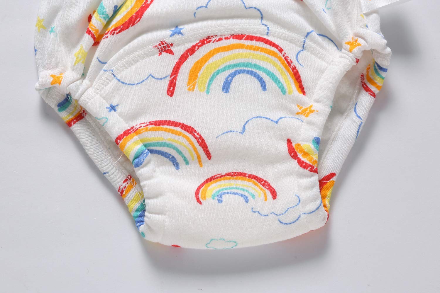 Skhls Baby Toddler Thick Absorbent Potty Training Pants Underwear (3T, 6pcs Girls')