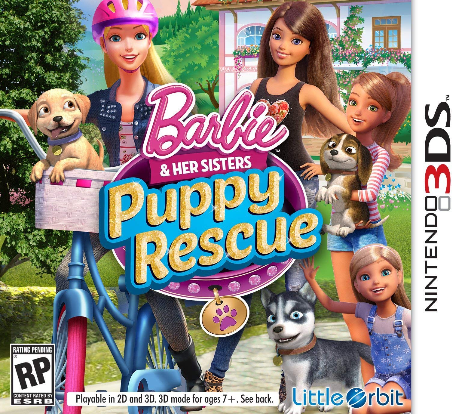Barbie and Her Sisters: Puppy Rescue 3DS - Nintendo 3DS (Renewed)