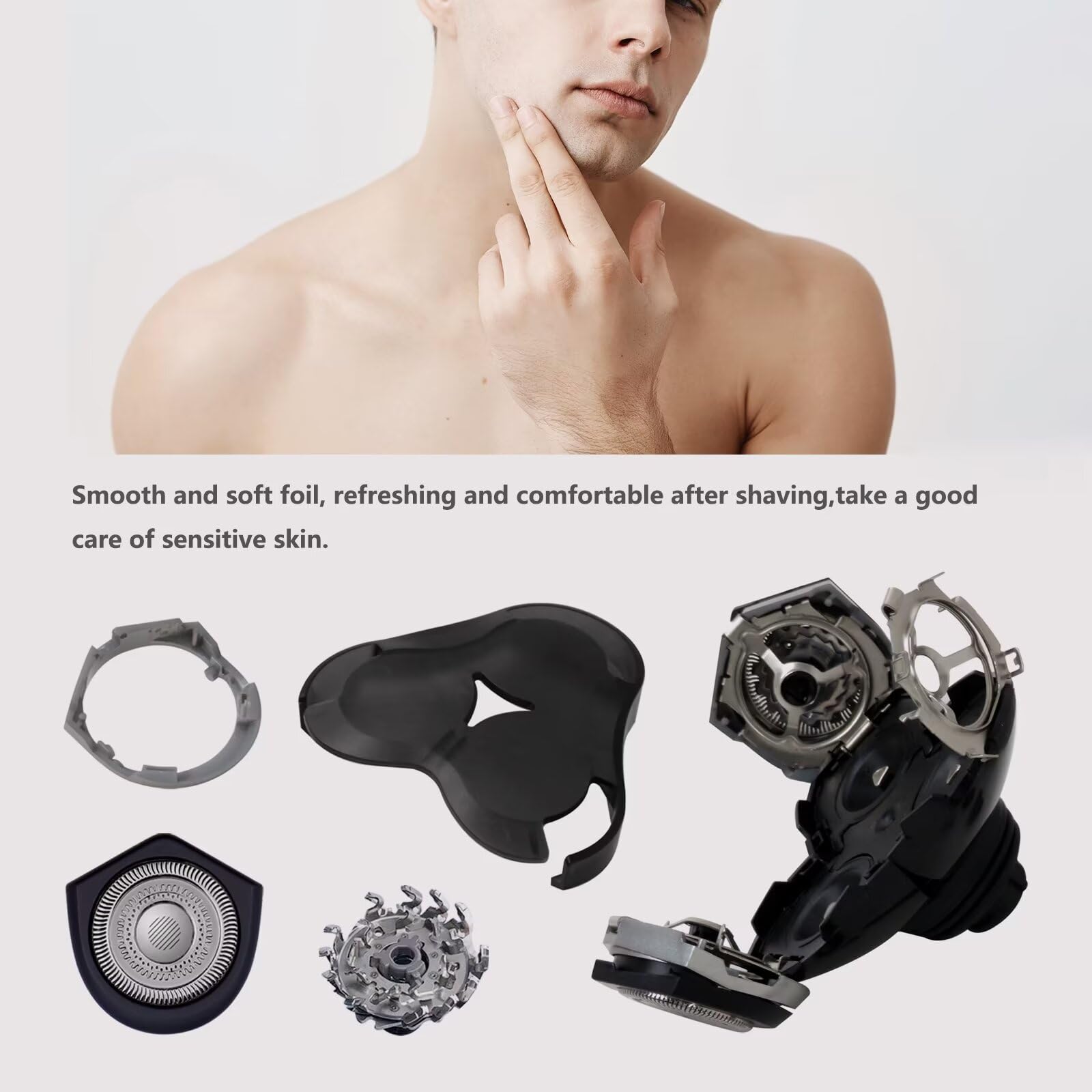 Jupitorz Compatible Head for Philips Norelco 1180X 1190X 1250X 1260X 1290X 1090X RQ11 SH70 SH90