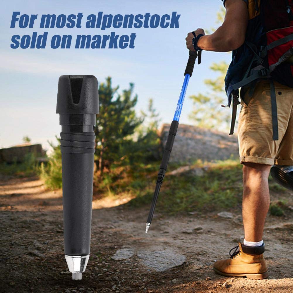 4Pcs Alpenstock Tip Protectors Rod Stick hat Walking Pole Feet Tips Accessory for Hiking Walking Treking