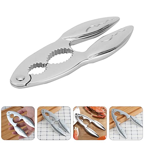 BESTonZON Pecan Cookies Nutcracker Tool of 2 Crab Leg Crackers metal walnut opener chestnut opener nut funnel Tools Lobster Crackers Pecan Cookies Nutcracker Tool
