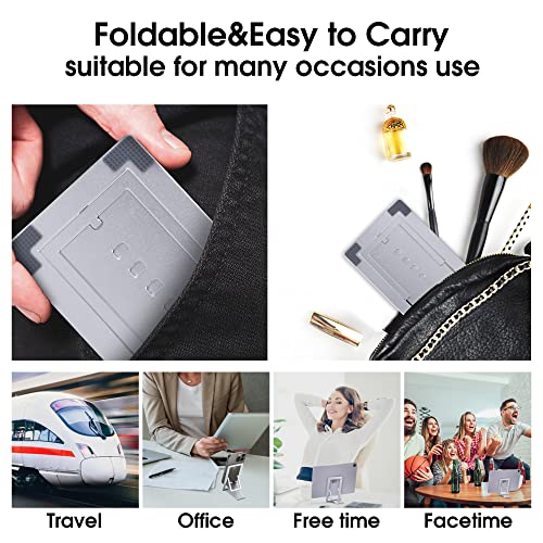 Arae Cell Phone Stand, Adjustable iPhone Stand for Desk, Aluminum Foldable Office Phone Holder Cradle Dock Compatible with iPhone 13 12 11 Pro Max Xs Xr 8 7 6 Plus, Samsung Galaxy Smartphones(4-8")
