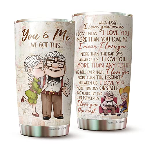 Couple Tumbler - Gift For Wife From Husband - Valentine Tumbler - Couple Gift - Gifts for Anniversary Couple - You and Me We Got This Tumbler - Gifts For Her - Gifts For Wife - Tumbler 20oz