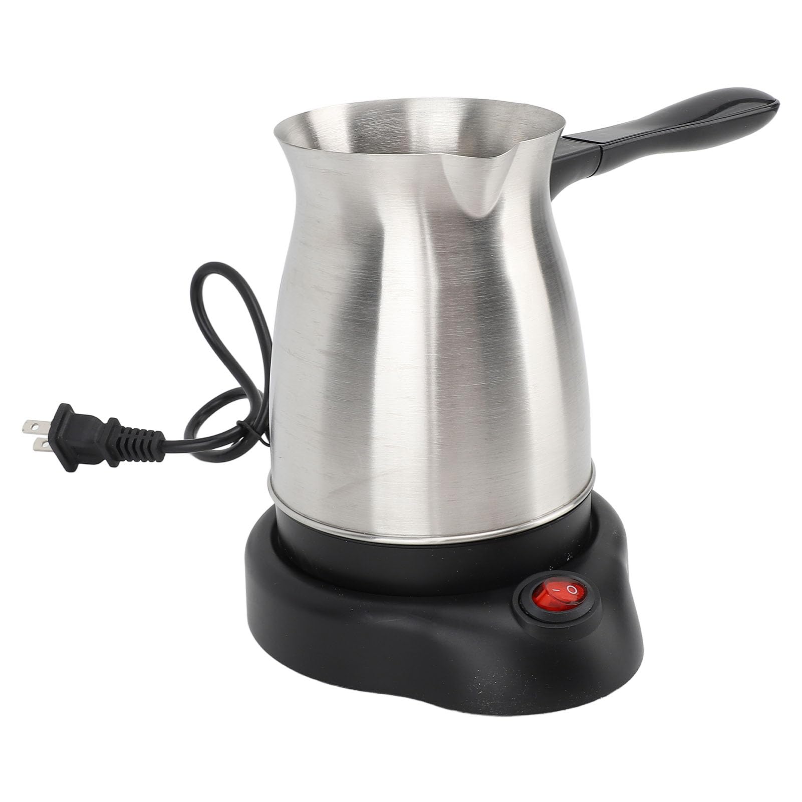 Turkish Coffee Maker, Turkish Electric Coffee Maker Machine, 5 to 6 Cup Brewing Capacity, for Delicious Turkish & Greek Coffee, Stainless Steel Turkish Coffee Pot 600ml