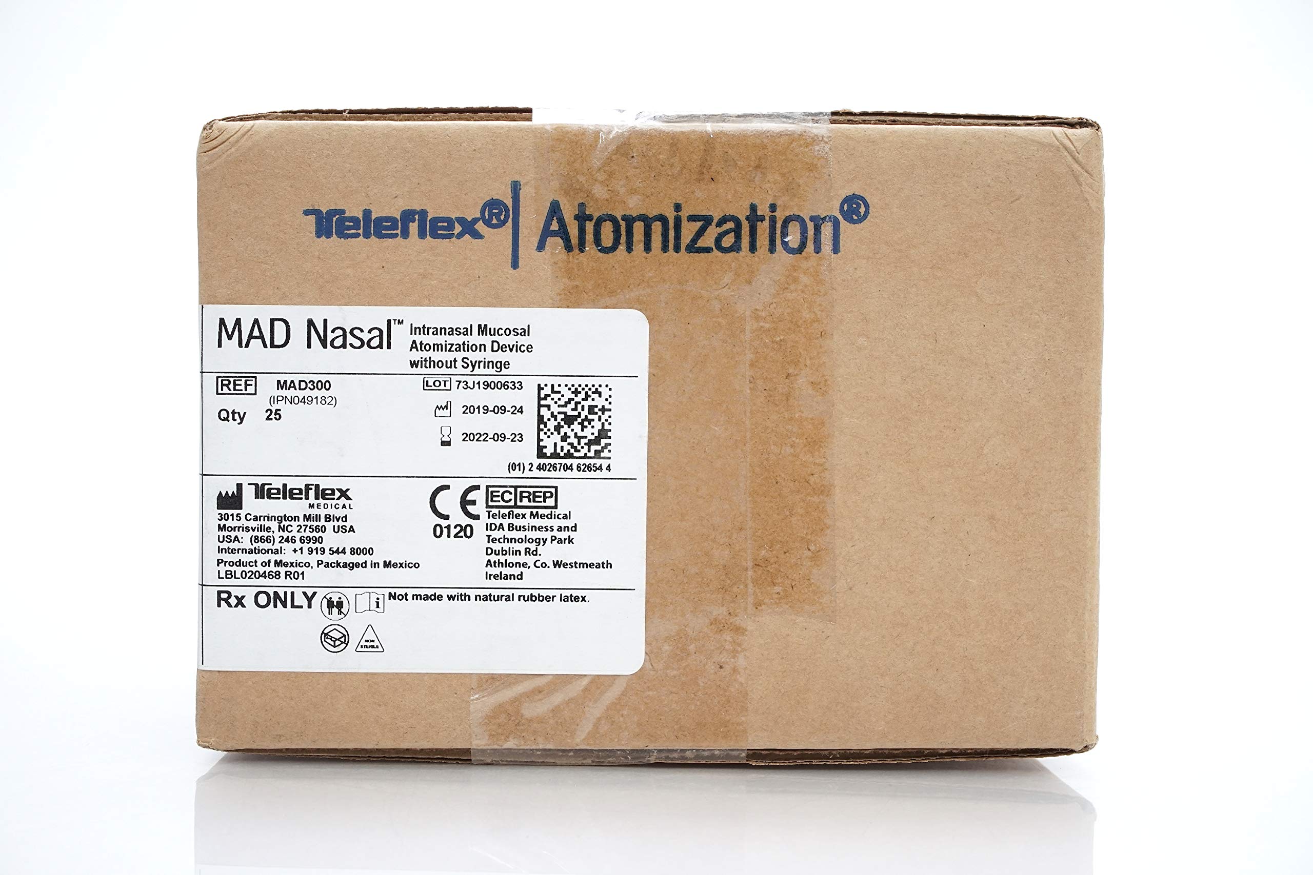 Teleflex Medical MAD300 Lma Mad Nasal Intranasal Atomizer (Pack of 25)