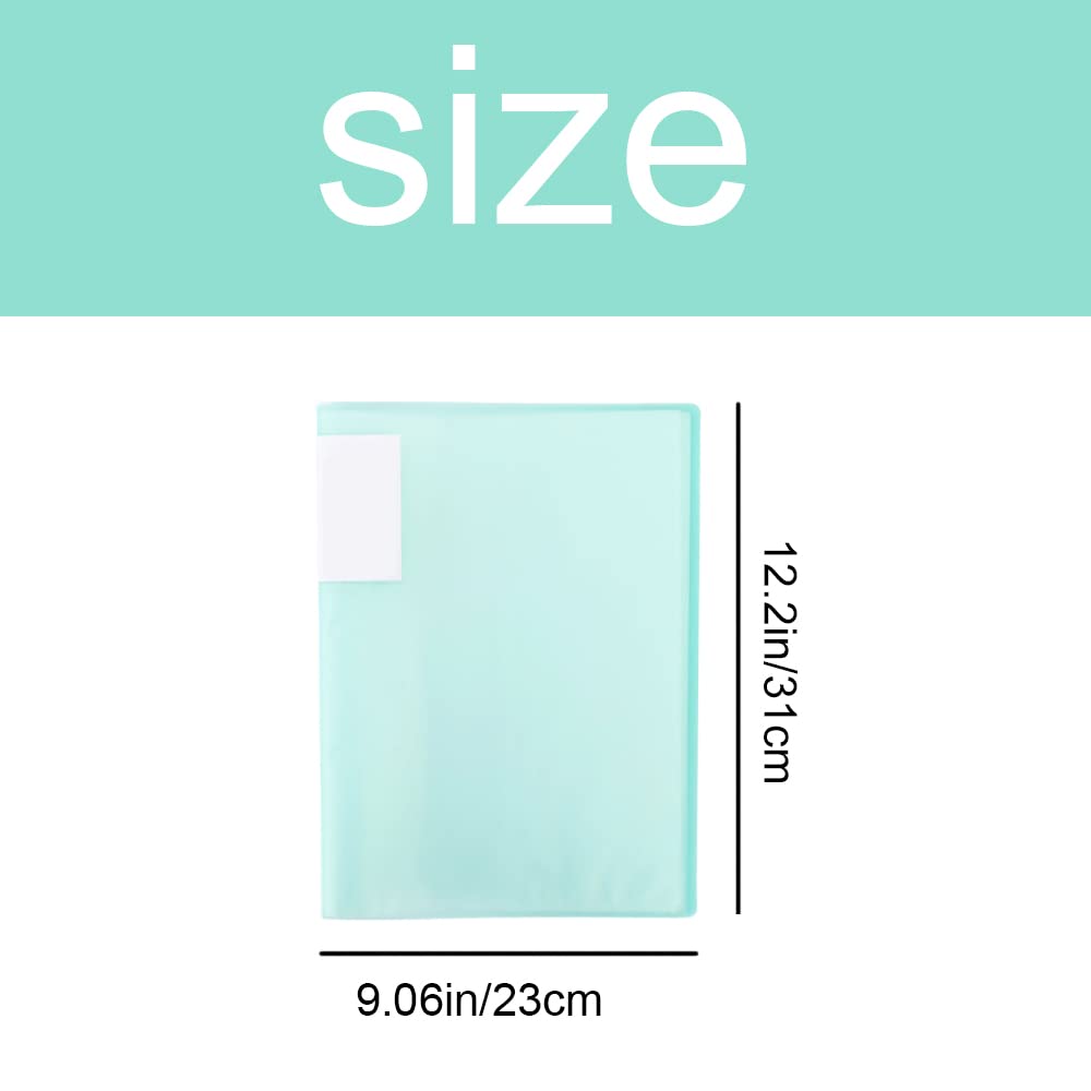 A4 Display Folder Clear A4 30 Pockets Display Book Convenient Polly Pocket Folder for Individuals School Offices Professionals