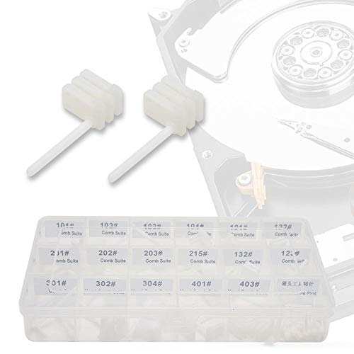 60Pcs Magnetic Head Replacement Tools Hard Drive Repair Magnetic Head Move Tool for 2.5inch 3.5 inch SAS SCSI for Maxtor/Samsung
