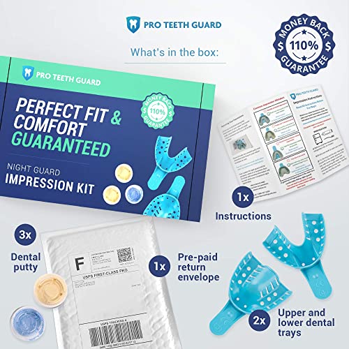 Custom Soft Dental Night Guard for Teeth Grinding (Bruxism), Clenching, Jaw Pain - Women