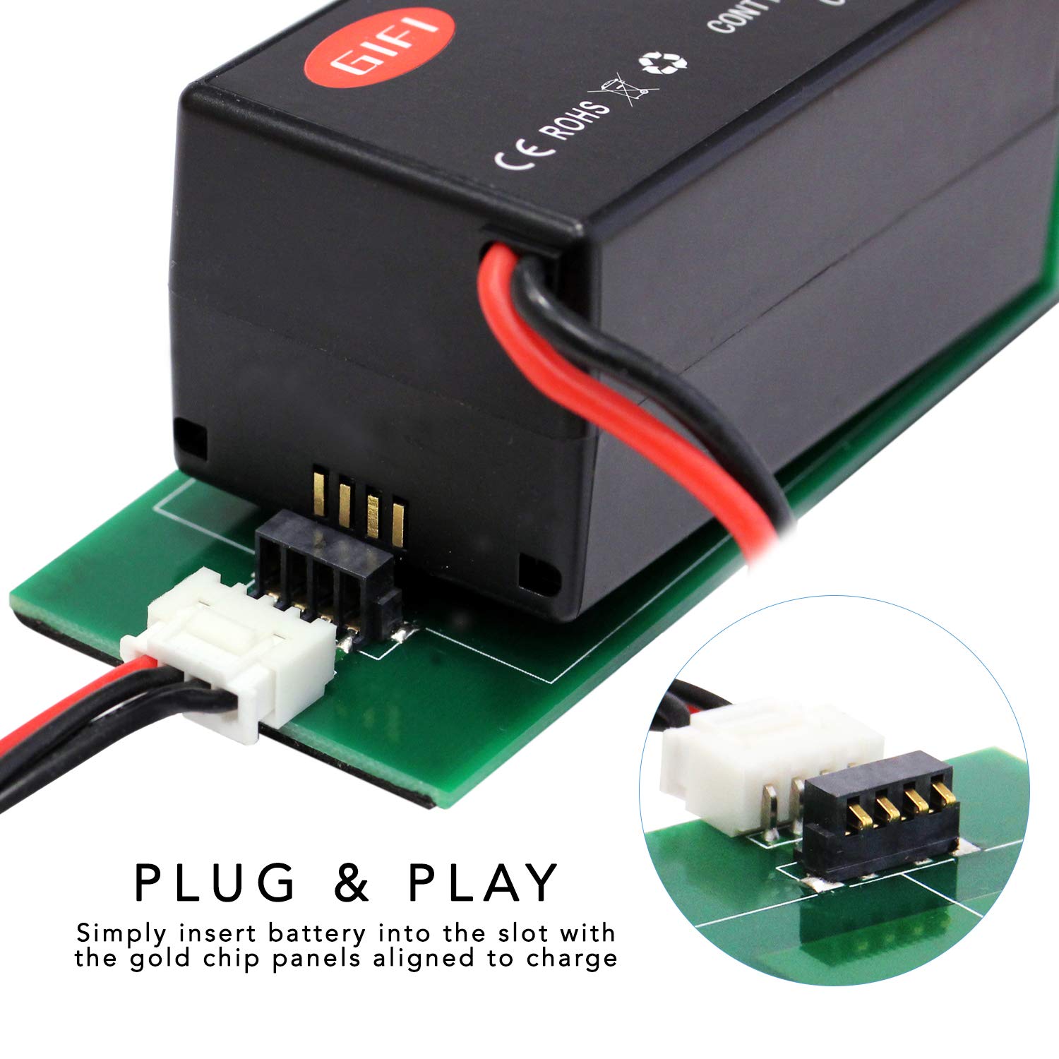 MaximalPower Drone Balance Charger with Adapter Converter for Parrot AR 1.0 & 2.0 2000-23000mAh Drone Batteries