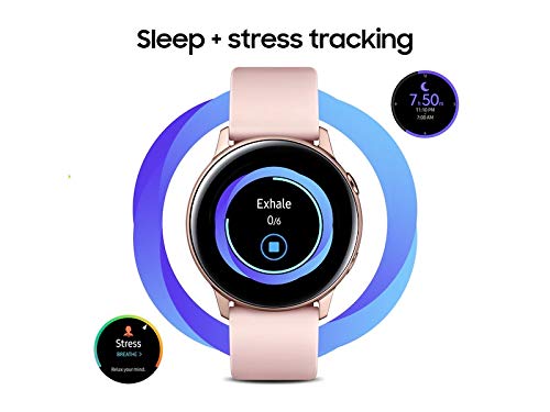 SAMSUNG Galaxy Active Smartwatch 40mm with Extra Charging Cable,Pedometer Rose Gold - SM-R500NZDCXAR (Renewed)