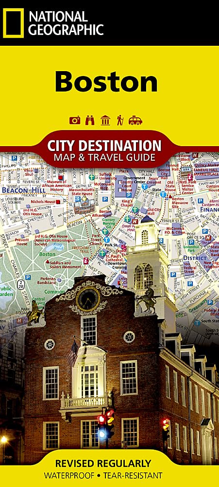 Boston Map (National Geographic Destination City Map)