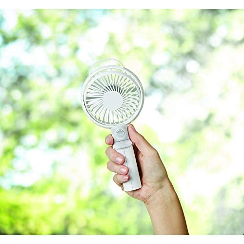 4 inch rechargable usb fan white