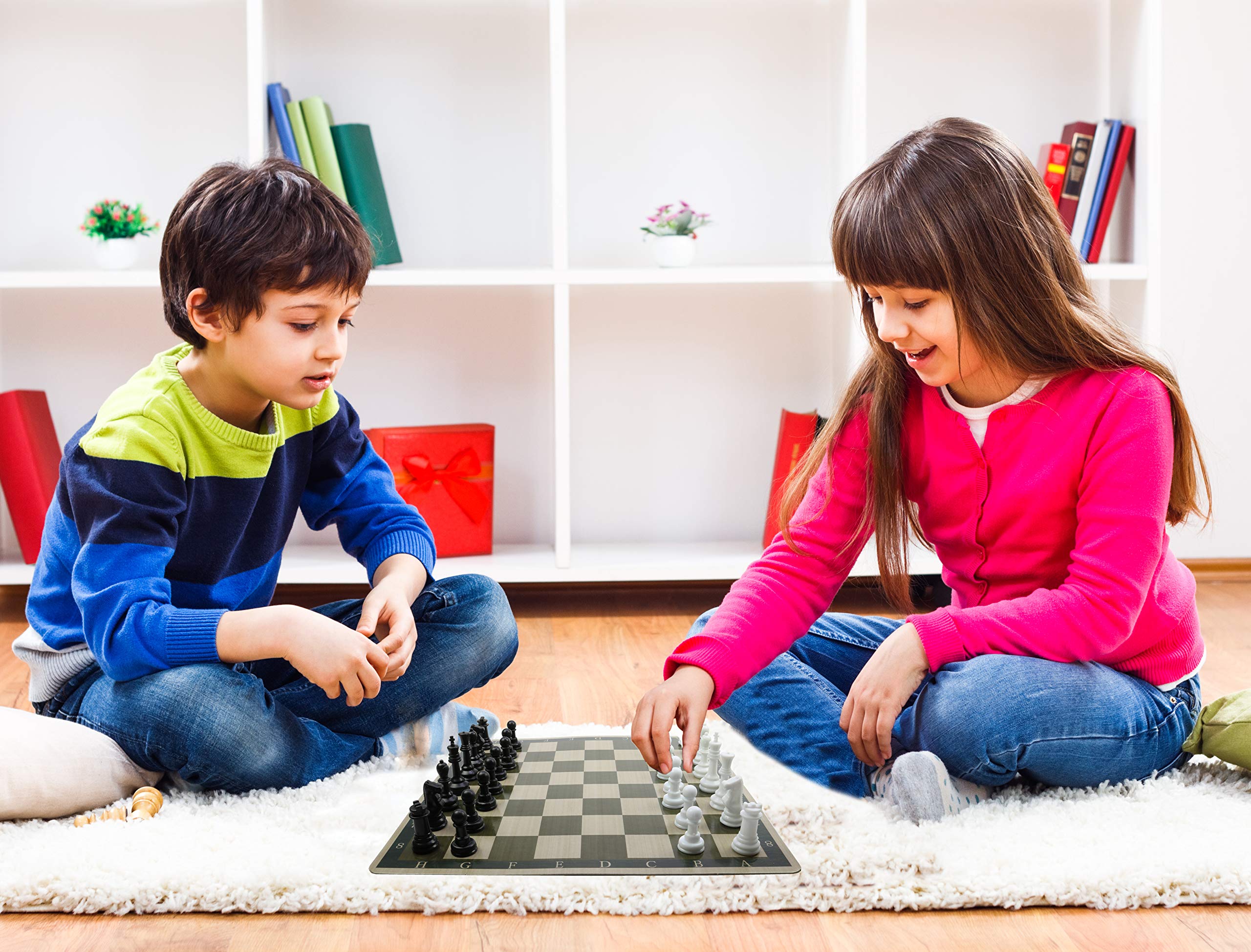 Board Game Set - 10 in 1 Board Games Collection - Chess, Checkers, Chinese Checkers, Backgammon, Snake and Ladder, Ludo and More Classic Board Games for Kids