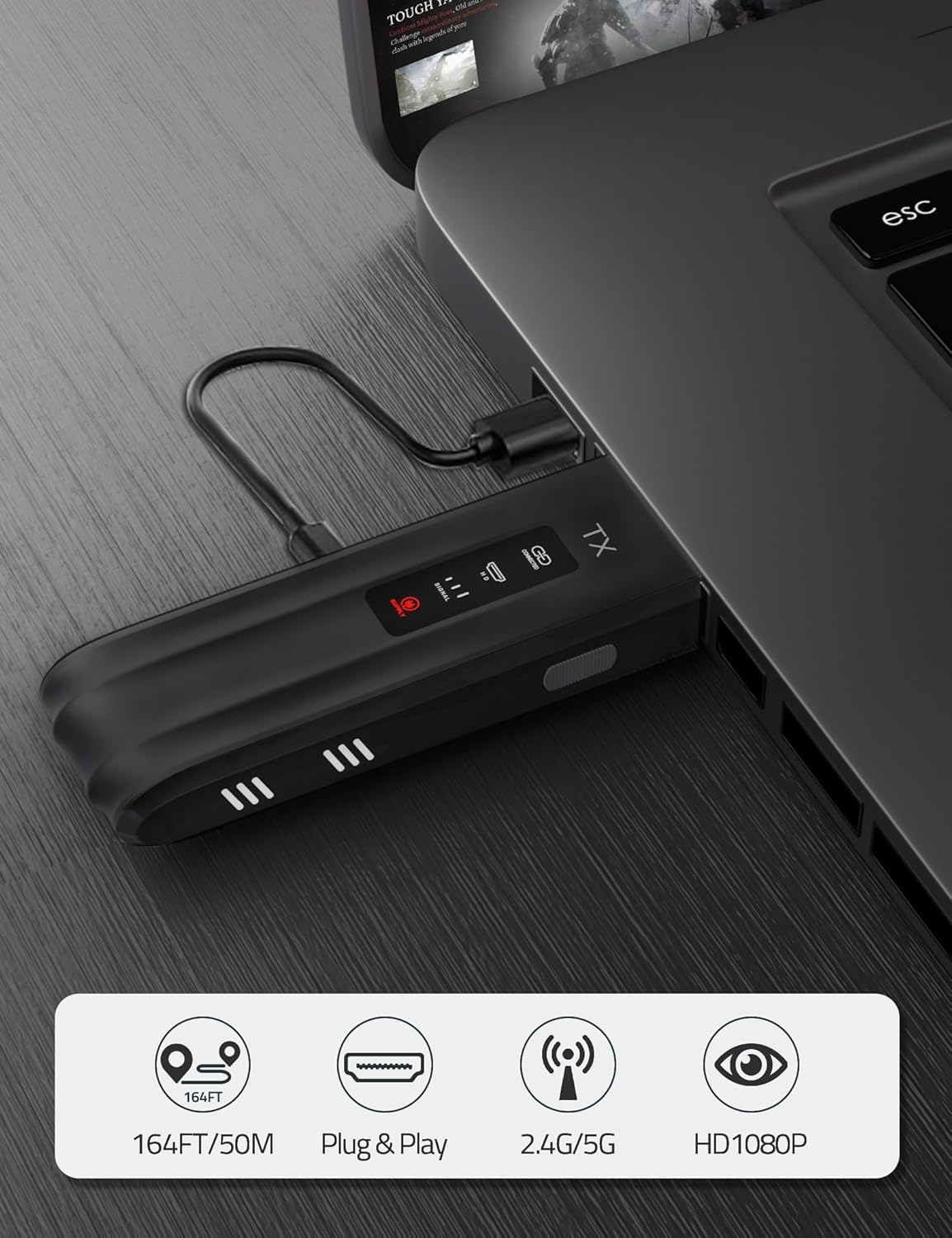 Wireless HDMI Transmitter and Receiver