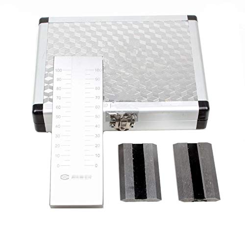 GLTL Fineness Gauge Grindometer Fineness of Grind ISO Standard one Channels 0-25/50/100/150um (0-50um)