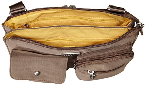 Baggallini Everything Crossbody Travel Bag, Portobello, One Size