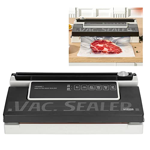 Cosiki Sealing Machine, Leak Proof Food Packing Machine 170W 5mm for Home Use (US Plug 110V)
