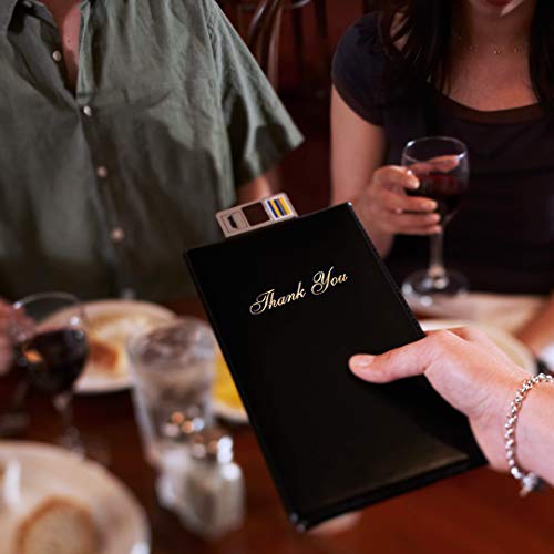 Budgetizer Check Presenters for Restaurants β 20 Pack Guest Check Books for Servers β Check Holder β Check Book