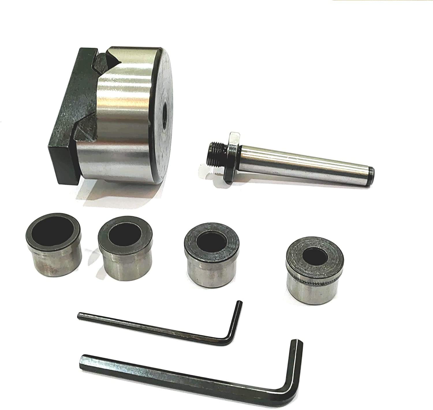 V-Boring- Adapter for Round Bar Drilling on Lathe Machine Tools ((MORSE TAPER MT2))