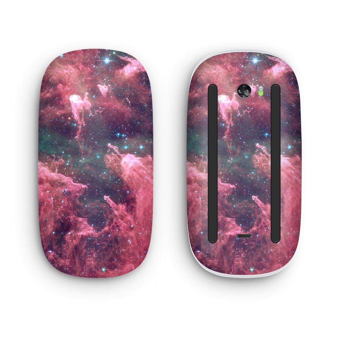 Design Skinz Crimson Nebula Vinyl Decal Compatible with The Apple Magic Mouse 2 (Wireless, Rechargable) with Multi-Touch Surface