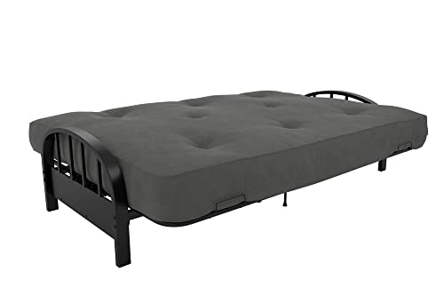 DHP Aiden Metal Futon Frame, Black Large