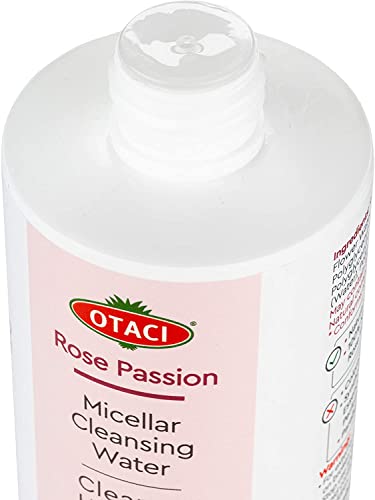 OTACI Rose Passion Micellar Cleansing Water, Face Cleansing Makeup Skin Remover Wash Rosewater Hydrating Moisturizer