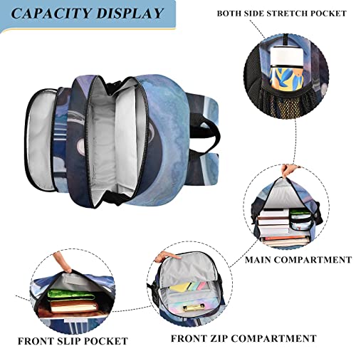 ALAZA Violin Music Note Musical Laptop Backpack Purse for Women Men Travel Bag Casual Daypack with Compartment & Multiple Pockets