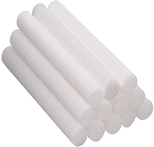 BOWONG Car Diffuser Sponges Refill Sticks 20 Pcs, Humidifier Filter Wick Replacement for Car Mini Humidifier Ultrasonic Aroma Diffuser,2.75 X 0.31 Inches