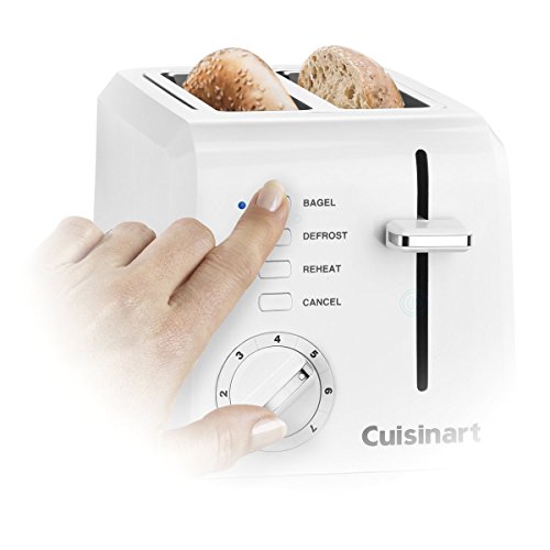 Cuisinart CPT-122 Compact 2-Slice Toaster White - Renewed