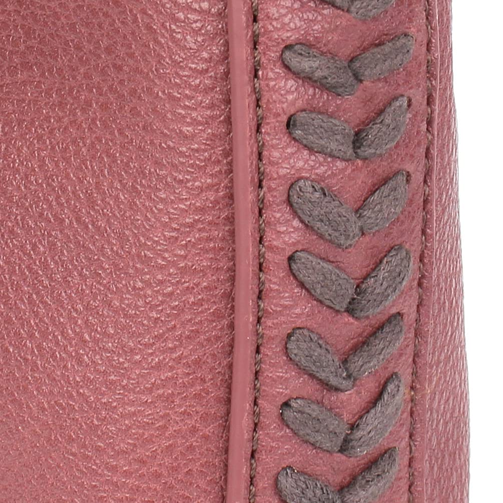 Braided Boho Crossbody -Slim Cat - Berry