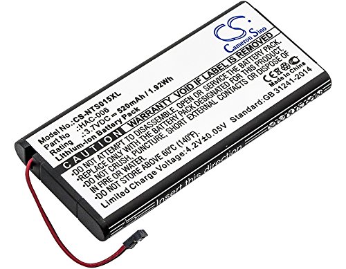 520mAh / 1.92Wh Replacement Battery for Nintendo HAC-015, HAC-016, HAC-A-JCL-C0, HAC-A-JCR-C0, Switch Controller, HAC-006, HAC-BPJPA-C0