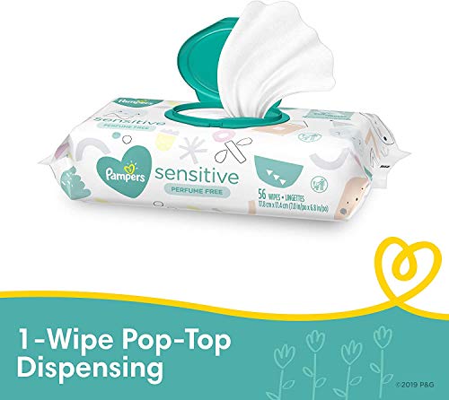 Pampers Swaddlers Disposable Baby Diapers Size 5, 2 Month Supply (2 x 132 Count) with Sensitive Water Based Baby Wipes, 12X Pop-Top Packs (864 Count)