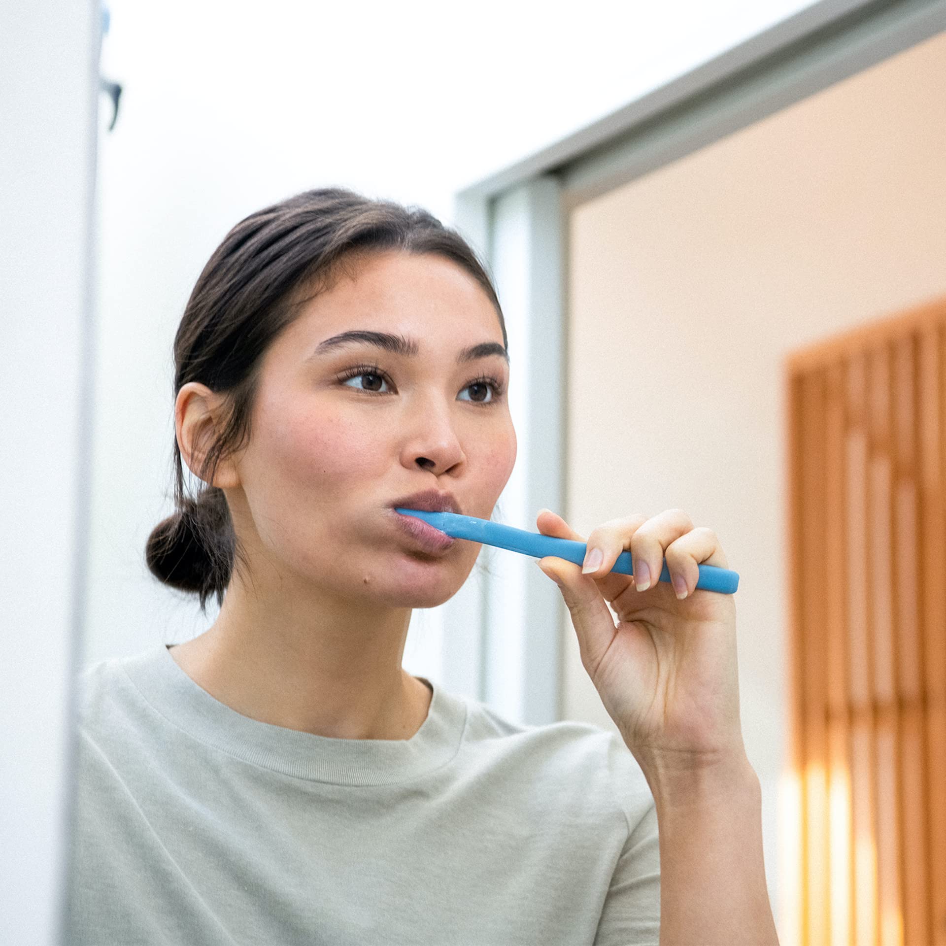 Boie USA Fine Toothbrush - Soft Bristles, BPA Free, Perfect for Sensitive Teeth, Long Lasting, Recyclable, Extra Soft Toothbrush for Adults (Mint)