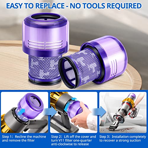 4 Pack Replacement for V11 Cordless Vacuum