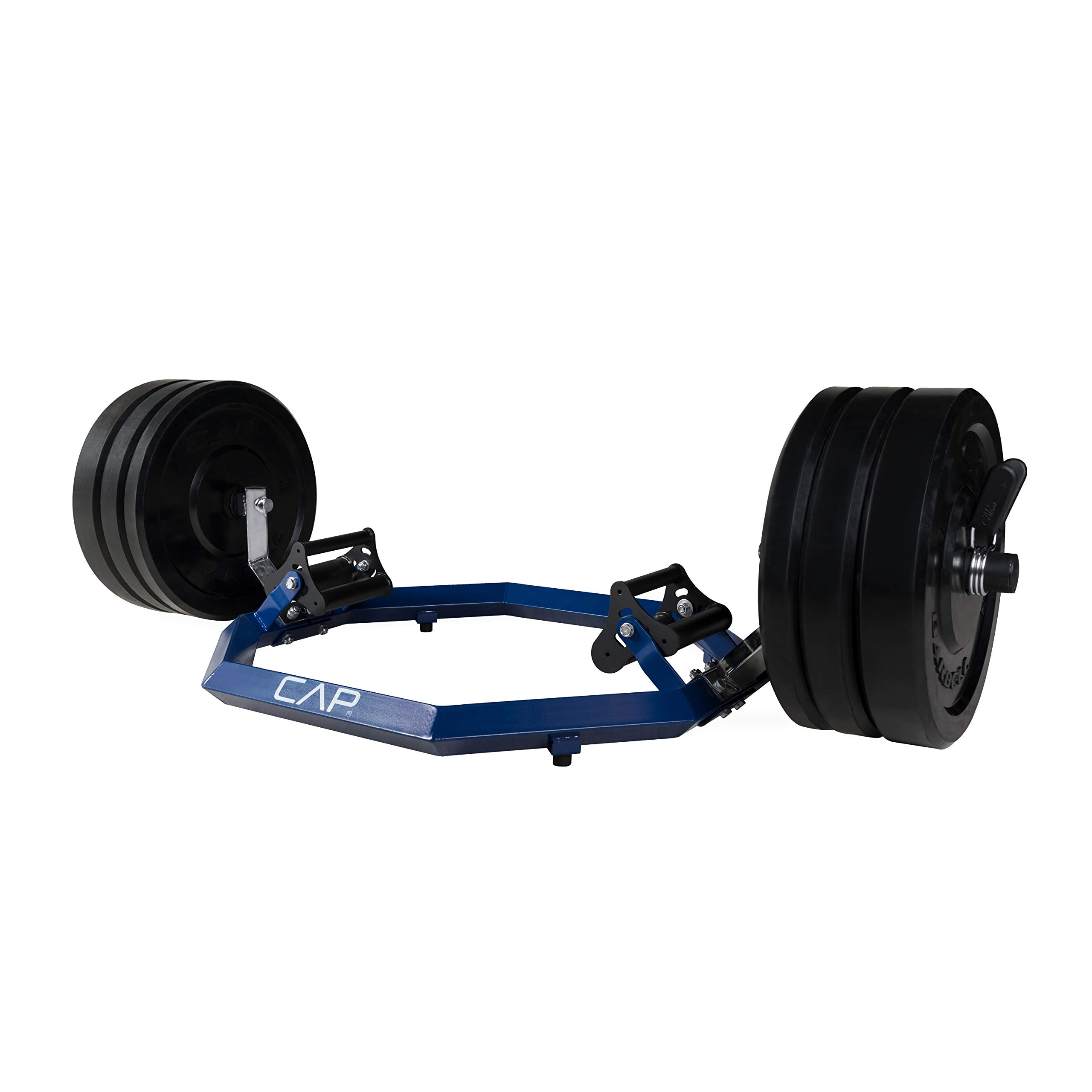 CAP Barbell Olympic Super Trap Bar, Hex Bar, Shrug Bar, Deadlift Bar, Multiple Colors, Blue