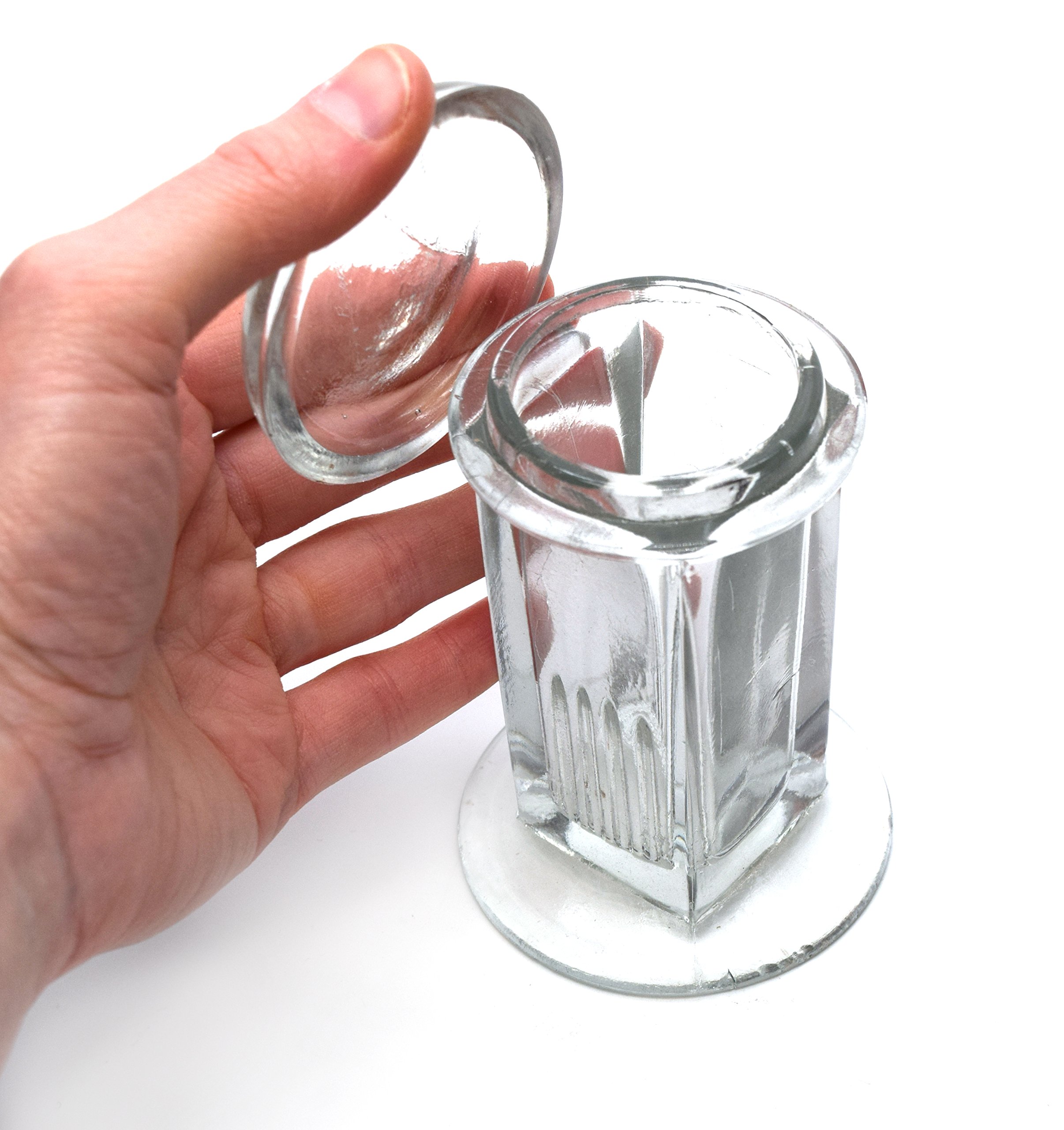 EISCO Coplin Staining Jar, Fits up to 5 76x25mm Slides, 4.25" Tall