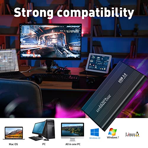 640GB 2.5 Inch Portable External Hard Drive USB 3.0 HDD Storage Compatible for PC, Desktop, Laptop, Mac, MacBook, Chromebook, Xbox One,PS5, PS4
