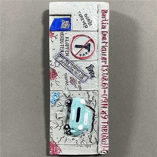 Berlin Wall Germany Refrigerator Magnet 3D Travel Souvenir Fridge Decoration Magnetic Sticker Craft Collection