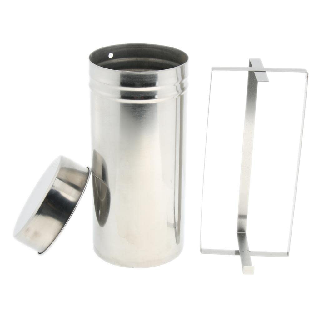 Petri Dishes Sterilizer Box Sterilization Can Removable Carrier 9.6x4.1''
