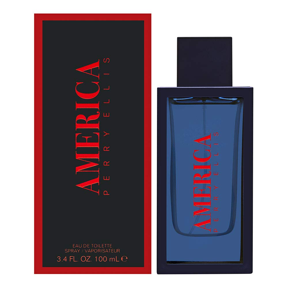Perry Ellis Fragrances America Edt, Fresh, citrus, clean, 3.4 Fl Oz