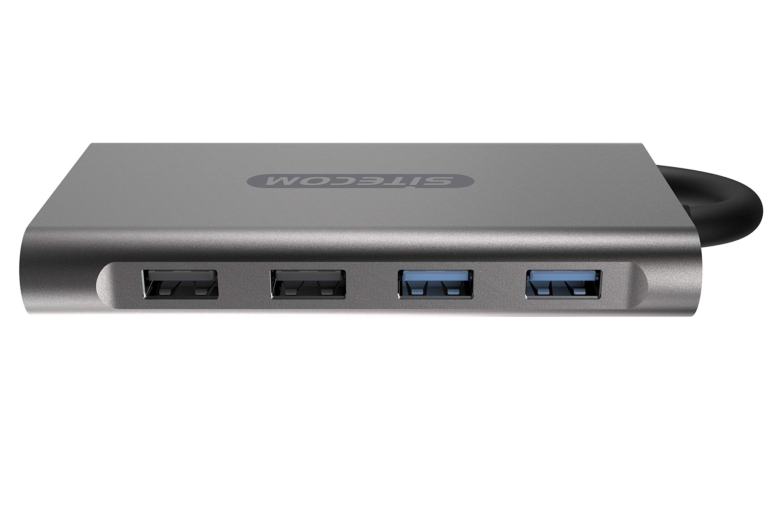 Sitecom CN-390 USB-C Multiport Pro Adapter | USB-C to 2X USB 3.1 + 2X USB 2.0 + 2X HDMI + 1x VGA + 1x Gigabit LAN + 1x SD/Micro-SD Card Reader
