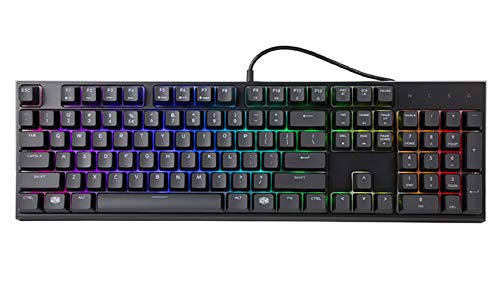Cooler Master MasterSet MS120 Gaming Keyboard & Mouse Combo, Floating, Clicky Full RGB LED Backlit, On the Fly