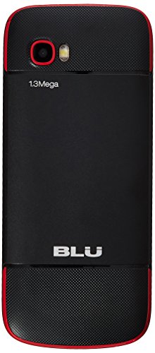 BLU Jenny TV 2.8 T276T Unlocked GSM Dual-SIM Cell Phone w/ 1.3MP Camera - Unlocked Cell Phones - Retail Packaging - Black Red