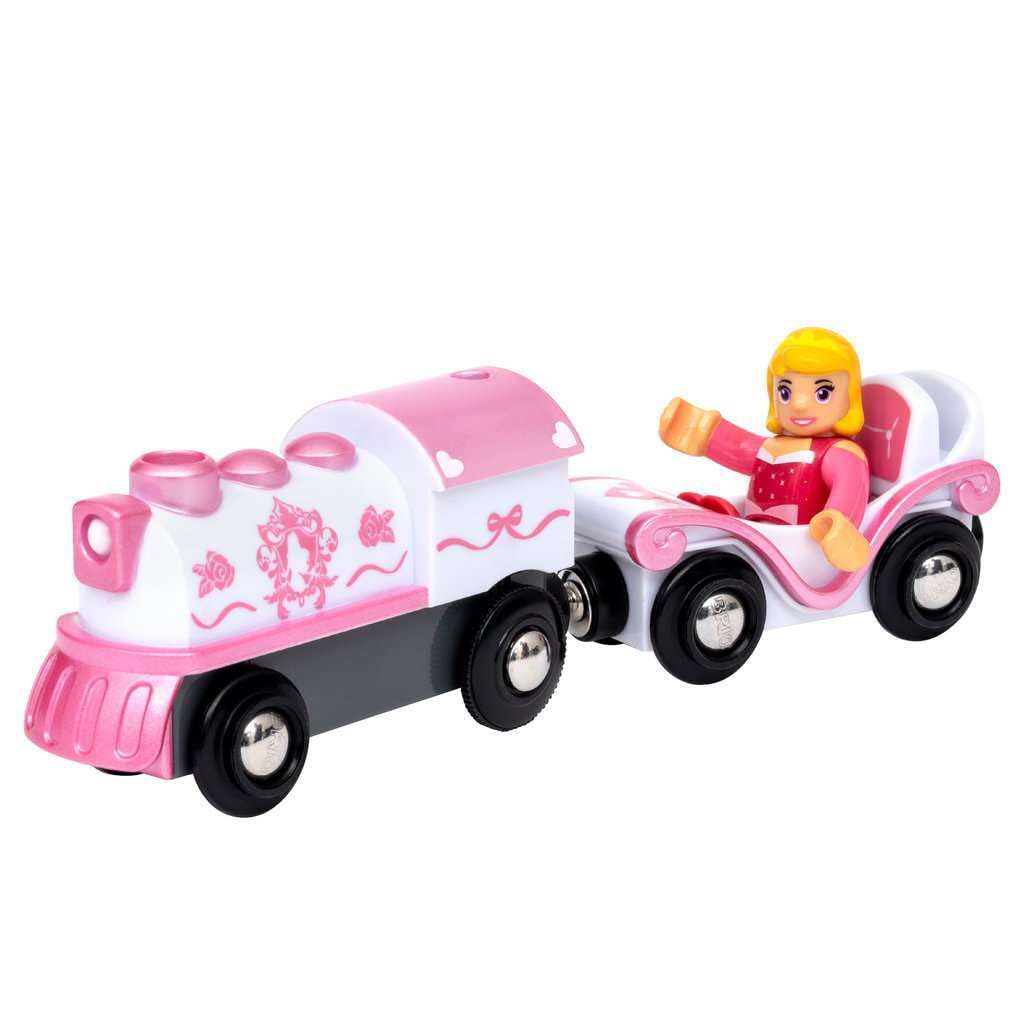 BRIO Disney Princess - 32257 Sleeping Beauty Battery Train | Delightful Toy Train Set for Kids | Compatible with All Railway Sets & Accessories | Perfect for 3-Year-Old Boys and Girls